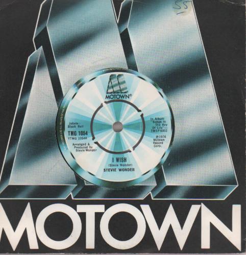 Stevie Wonder I Wish UK 7" vinyl single (7 inch record / 45) (325801)