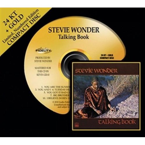 Stevie Wonder Talking Book - Gold CD & Numbered US CD album (CDLP) (525389)