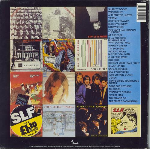 Stiff Little Fingers All The Best UK 2-LP vinyl record set (Double LP ...