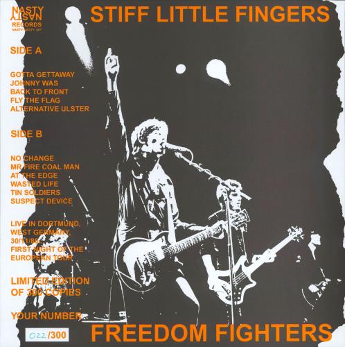 Stiff Little Fingers Freedom Fighters - Numbered UK vinyl LP album (LP ...