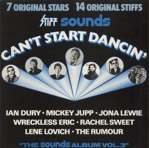 Stiff Records Can't Start Dancin' UK vinyl LP album (LP record) (290832)