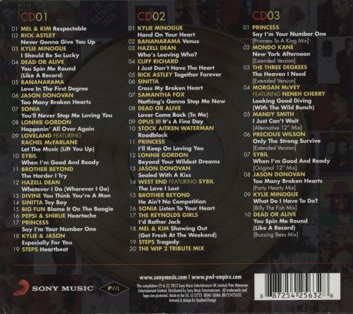 Stock Aitken Waterman Pete Waterman Presents: The Hit Factory UK 3-CD ...