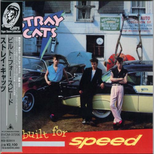 Stray Cats Built For Speed Japanese CD album (CDLP) (454297)