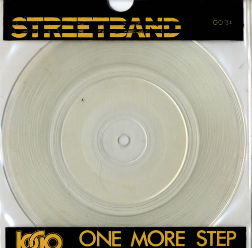 Streetband One More Step - Clear Vinyl UK 7" vinyl single (7 inch record / 45) (559091)