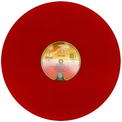 Streetwalkers Red Card - Red Vinyl UK vinyl LP album (LP record) (547280)
