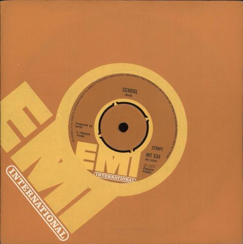 Strife School UK 7" vinyl single (7 inch record / 45) (734689)
