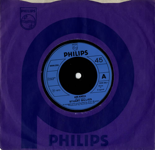 Stuart Gillies Amanda UK 7" vinyl single (7 inch record / 45) (560477)