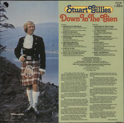 Stuart Gillies Down In The Glen UK vinyl LP album (LP record) (732592)