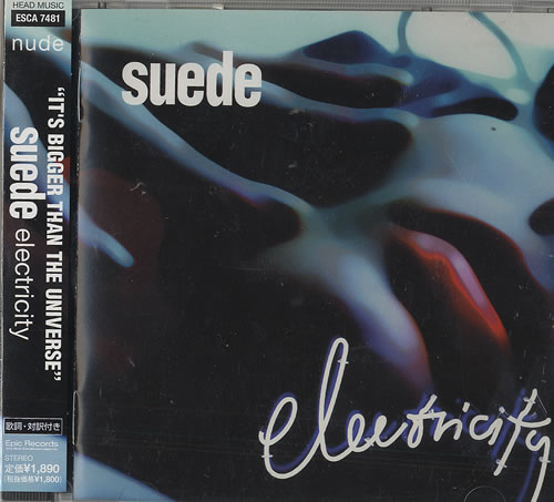 Suede Electricity Japanese CD single (CD5 / 5") (439717)