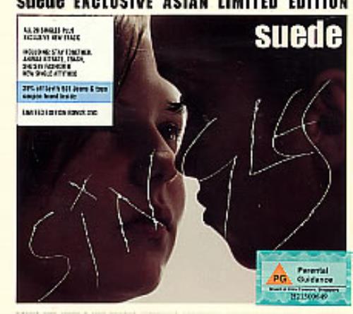 Suede Singles Singapore 2-disc CD/DVD set (266639)
