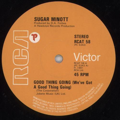 Sugar Minott Good Thing Going UK 12" vinyl single (12 inch record ...