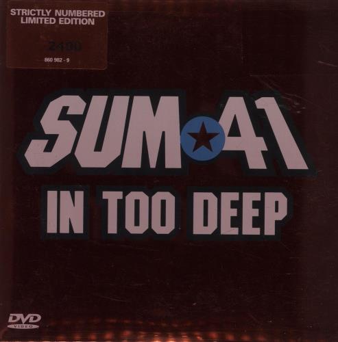 Sum 41 In Too Deep UK DVD Single (681479)