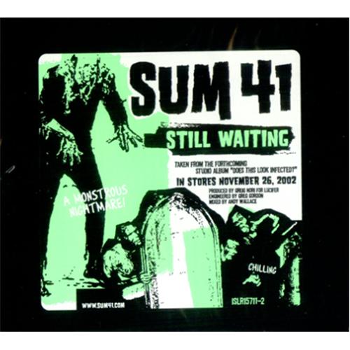 Sum 41 Still Waiting US Promo CD single (CD5 / 5") (228022)