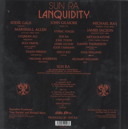 Sun Ra Lanquidity UK vinyl LP album (LP record) (831977)
