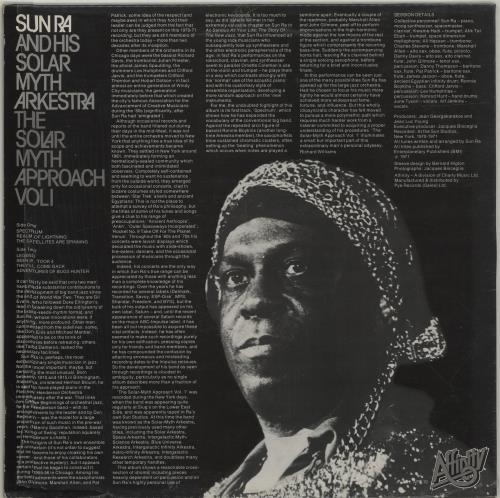 Sun Ra The Solar-Myth Approach (Vol 1) UK vinyl LP album (LP record ...