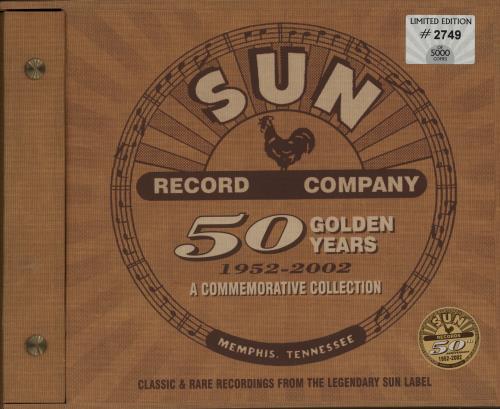 Sun Records 50 Golden Years + Booklet UK CD Album Box Set (586974)