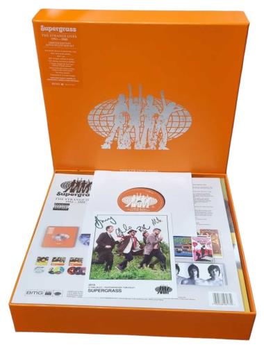 Supergrass The Strange Ones 1994-2008 + Signed Photo UK CD Album Box ...