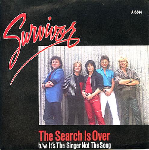 Survivor The Search Is Over UK 7" vinyl single (7 inch record / 45 ...