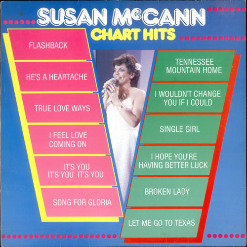 Susan McCann Chart Hits Irish vinyl LP album (LP record) (526027)