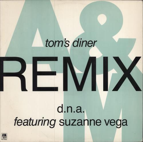Suzanne Vega Tom's Diner - DNA Remix UK 12" vinyl single (12 inch ...