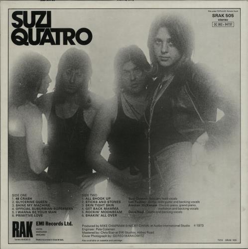 Suzi Quatro Suzi Quatro - 1st UK vinyl LP album (LP record) (211398)