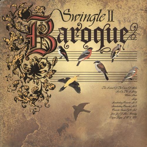 Swingle II Baroque - Autographed UK vinyl LP album (LP record) (746211)