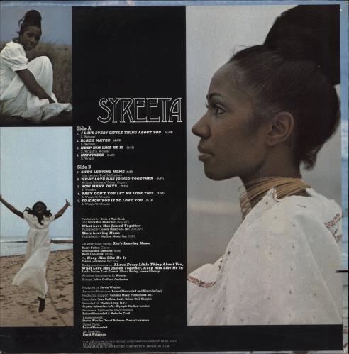 Syreeta Syreeta US vinyl LP album (LP record) (782392)