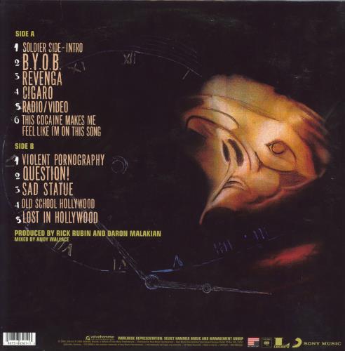 System Of A Down Mezmerize UK vinyl LP album (LP record) (813598)