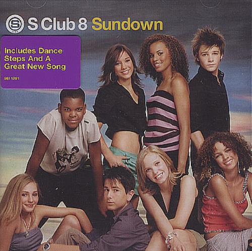 S Club 8 Sundown European CD single (CD5 / 5") (371407)