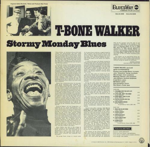 T-Bone Walker Stormy Monday Blues US vinyl LP album (LP record) (809572)