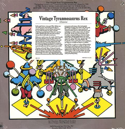T-Rex / Tyrannosaurus Rex A Beginning - Sealed US 2-LP vinyl record set ...