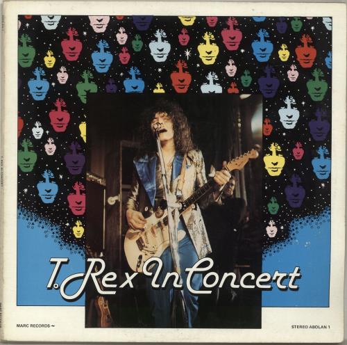 T-Rex / Tyrannosaurus Rex In Concert UK vinyl LP album (LP record) (323220)