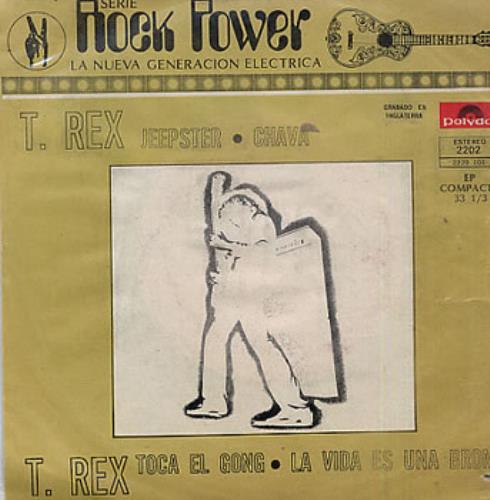 T-Rex / Tyrannosaurus Rex Jeepster EP Mexican 7" vinyl single (7 inch ...
