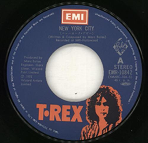 T-Rex / Tyrannosaurus Rex New York City Japanese 7" vinyl single (7 ...