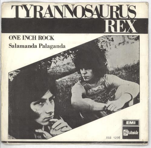 T-Rex / Tyrannosaurus Rex One Inch Rock Dutch 7" vinyl single (7 inch ...