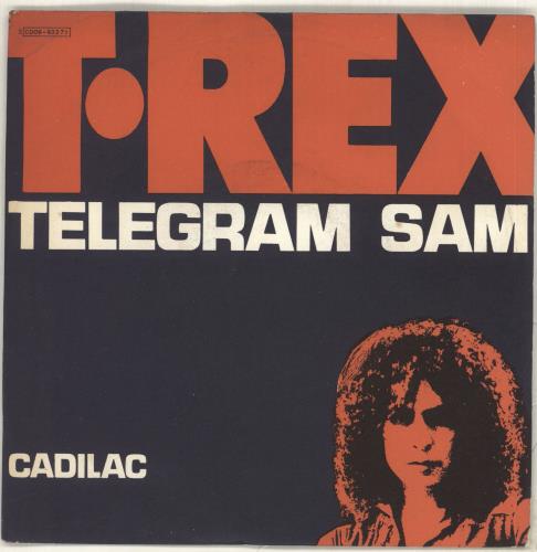 T-Rex / Tyrannosaurus Rex Telegram Sam Italian 7" vinyl single (7 inch ...