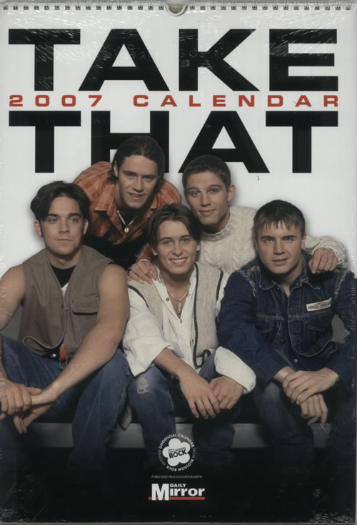 Take That 2007 Calendar UK calendar (357724) 1846200652