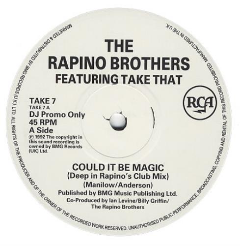 Take That Could It Be Magic UK Promo 12" vinyl single (12 inch record ...