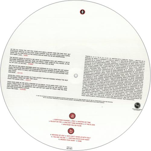 Take That Everything Changes UK picture disc LP (vinyl picture disc ...