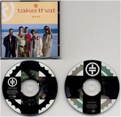 Take That Pray UK 2-CD single set (Double CD single) (194296)