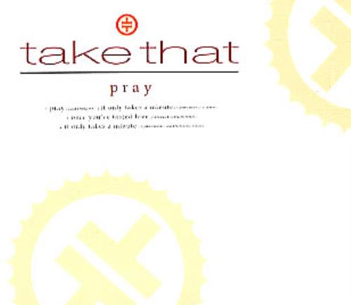 Take That Pray UK CD single (CD5 / 5") (39539)