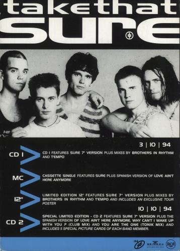 Take That Sure - Counter Display UK Promo display (36076)