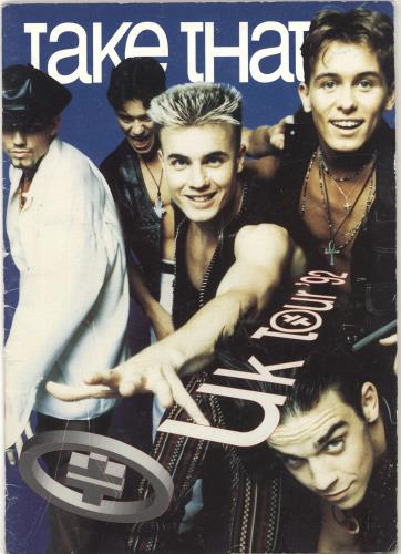 Take That UK Tour '92 UK tour programme (160230) CONCERT PROGRAM