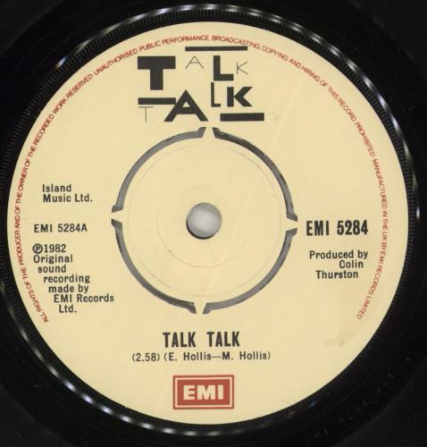 Talk Talk Talk Talk UK 7" vinyl single (7 inch record / 45) (160213)