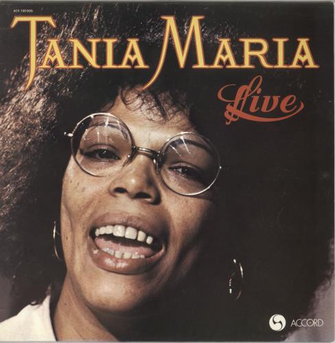 Tania Maria Live French vinyl LP album (LP record) (749091)