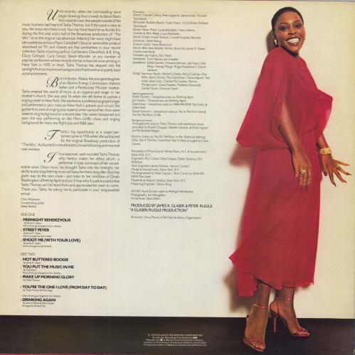 Tasha Thomas Midnight Rendezvous UK vinyl LP album (LP record) (801210)