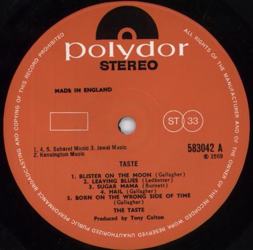 Taste Taste - 1st UK vinyl LP album (LP record) (133467)