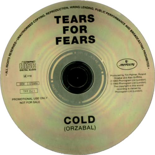 Tears For Fears Cold UK Promo CD single (CD5 / 5") (115577)