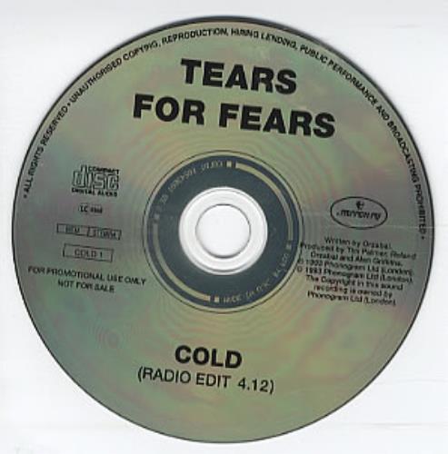 Tears For Fears Cold UK Promo CD single (CD5 / 5") (311260)