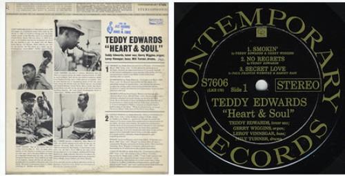 Teddy Edwards Heart & Soul US vinyl LP album (LP record) (361127)